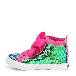 JoJo Siwa | Shoes | Nib Jojo Siwa Mermaid High Top Sneakers Girls ...